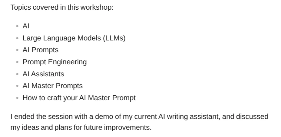 AI Master Prompt Workshop - Stop Re-Explaining Yourself to AI